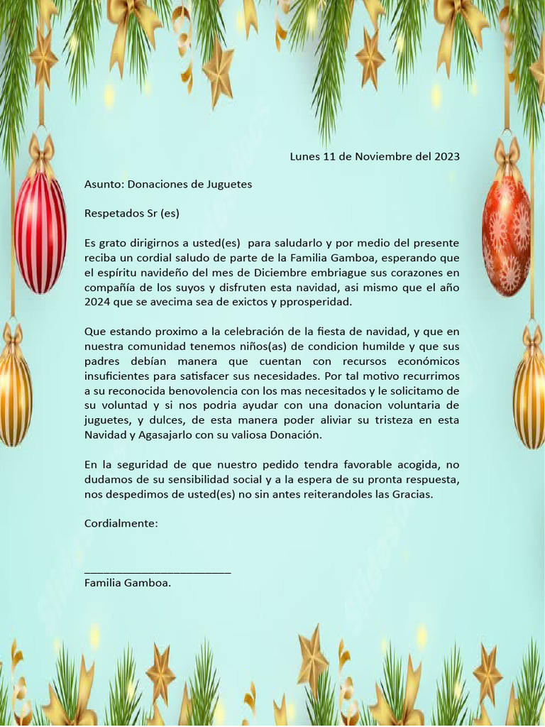 Oficio de Navidad | PDF