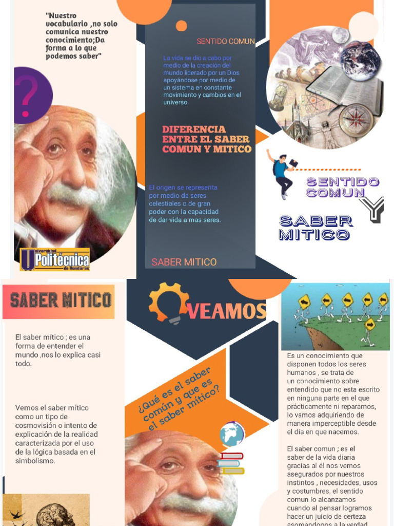 Trifolio Sobre El Saber Común y El Saber Mítico | PDF