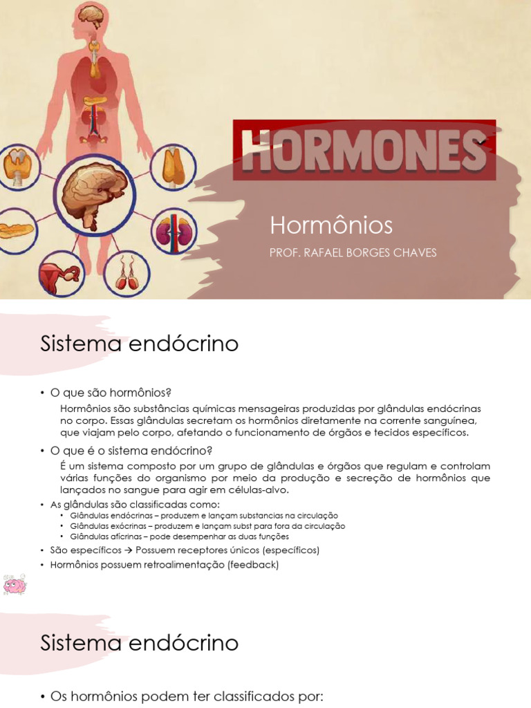 10 - Hormônios | PDF | Hormônio | Especialidades médicas