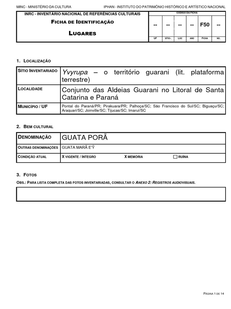 Yvyrupa Santa Caraina e Paraná | PDF | Paraguai | Humano