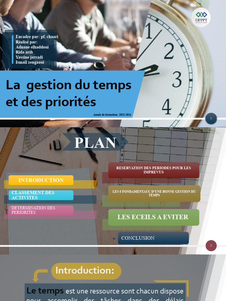 La Gestion Du Temps | PDF | Gestion du temps | Compétences professionnelles