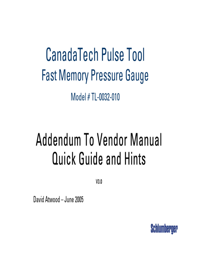 Pulse Tool Guide for Field Technicians | PDF | Pressure Measurement ...