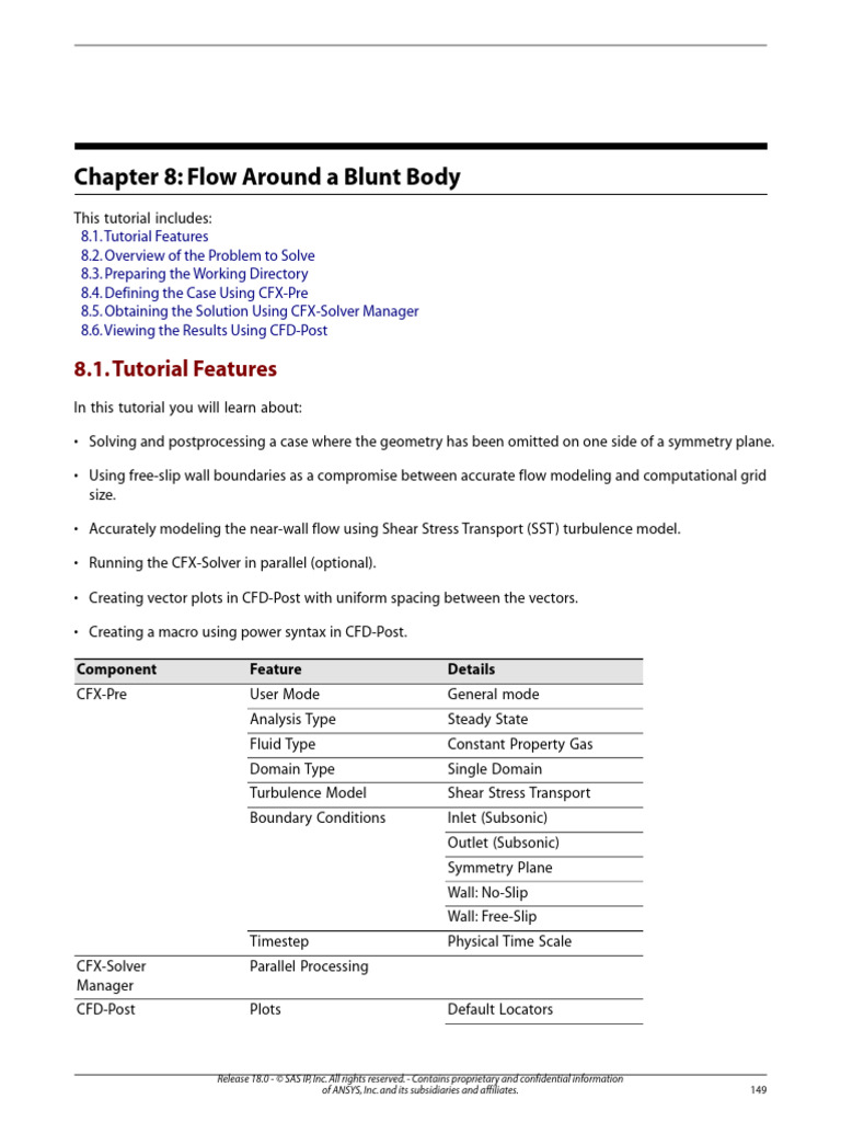 Tutorial 03 Flow Around A Blunt Body | PDF | Fluid Dynamics | Turbulence