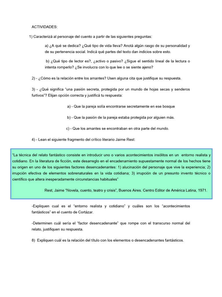 Actividad Continuidad de Los Parques | PDF