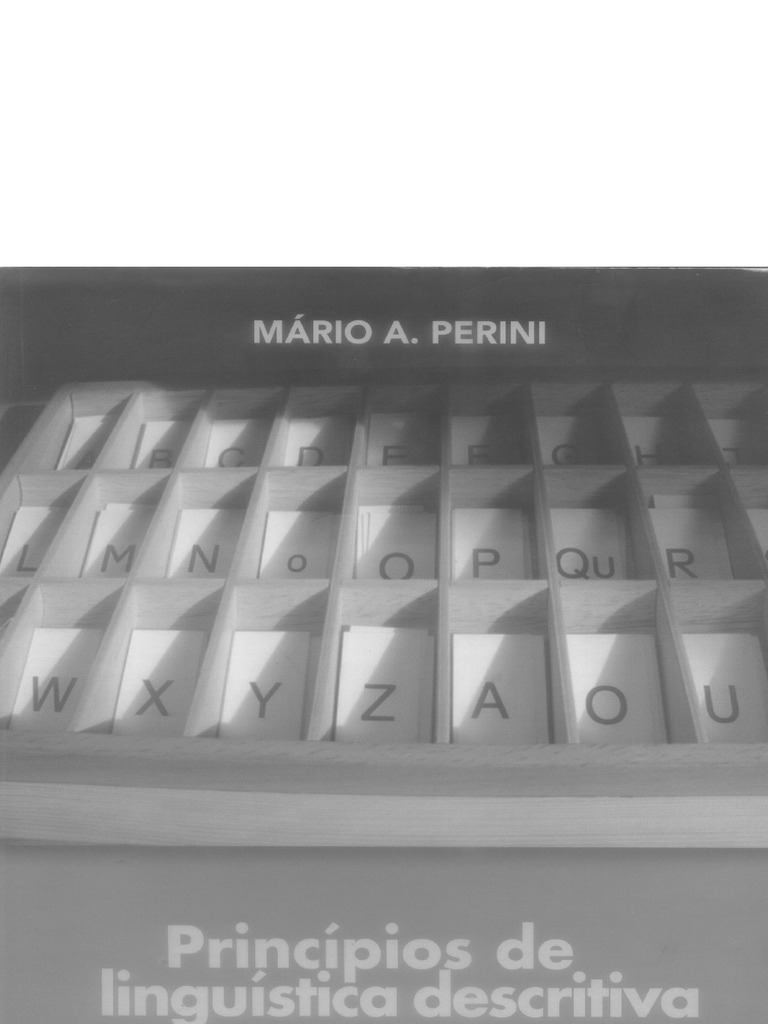 PERINI - Principios de Linguística Descritiva | PDF