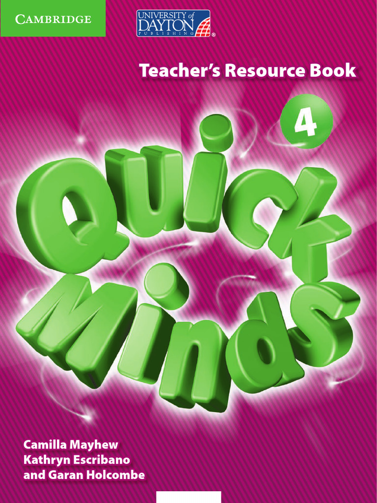 Quick Minds 4 TEACHERS Res | PDF | Linguistics