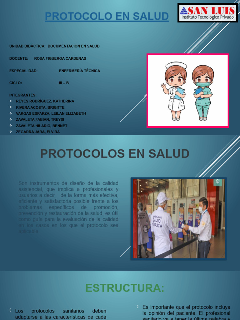 Protocolo en Salud | PDF | Cuidado de la salud | Evaluación