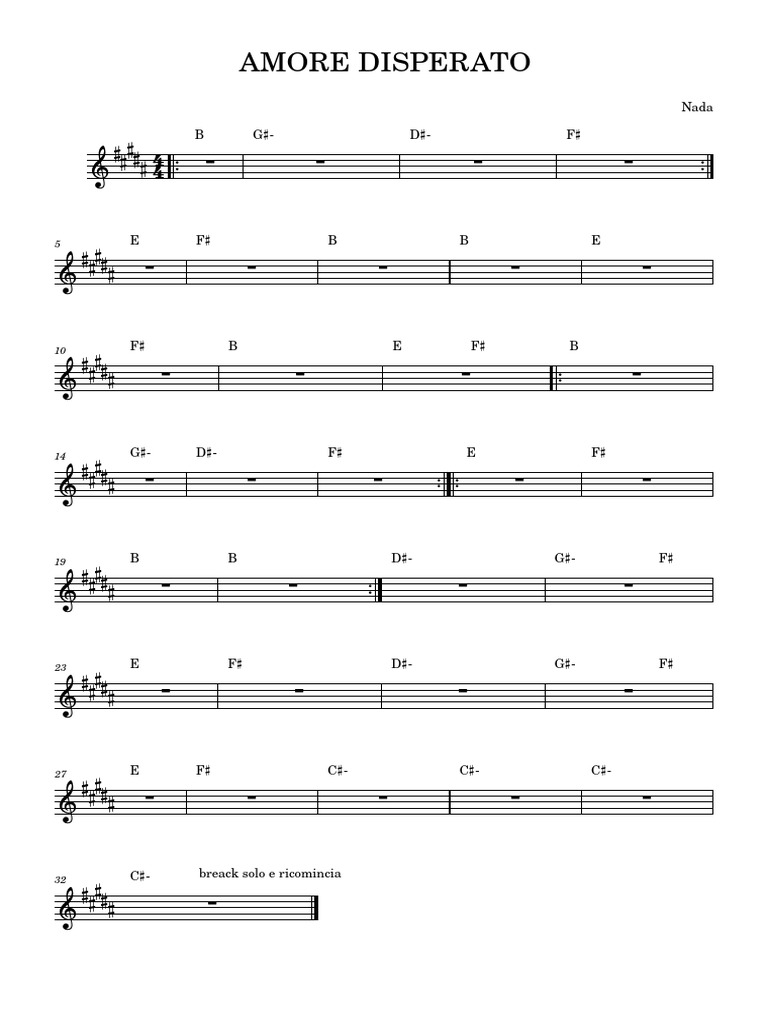 Amore Disperato | PDF