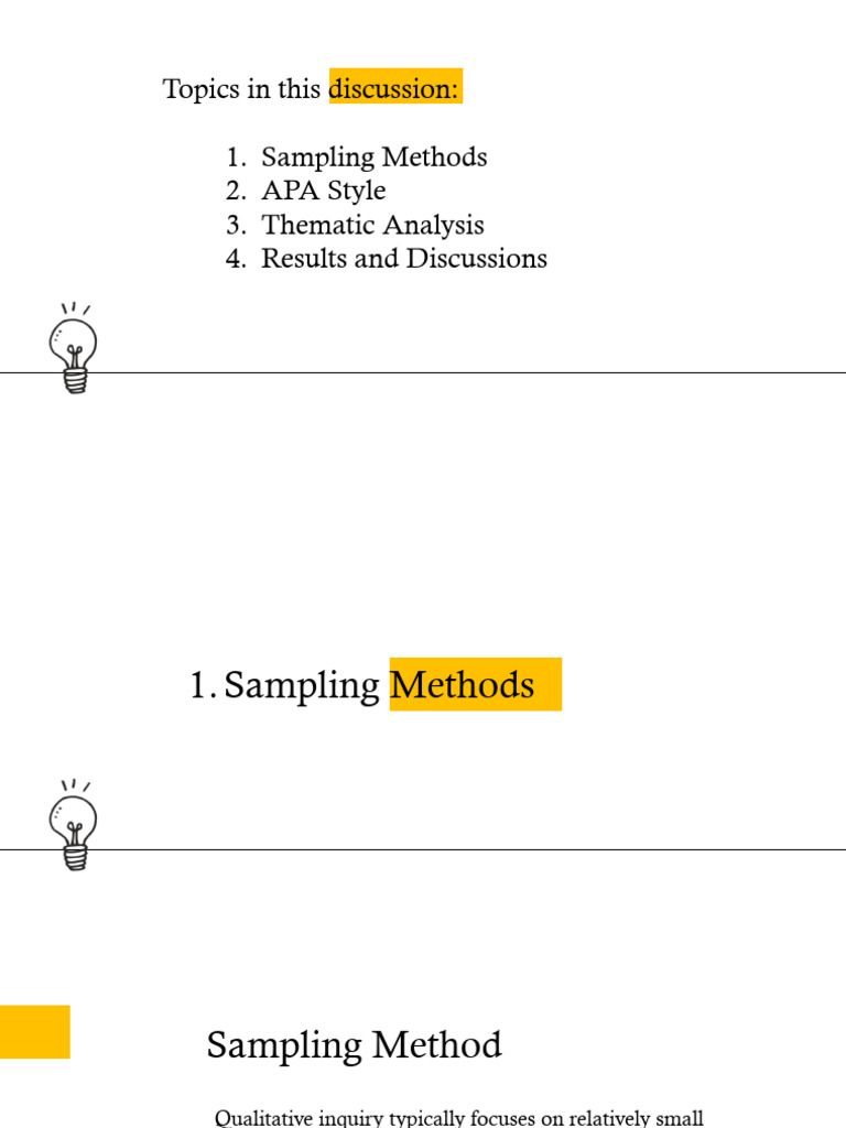 11 18 2023 Sampling Methods Thematic Analysis Etc | PDF | Qualitative ...