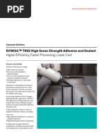 DOWSIL™ 995 Silicone Structural Sealant Technical Data Sheet | PDF ...