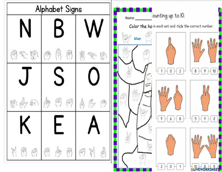 Alphabet Sign Lang | PDF