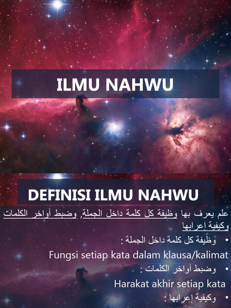 Definisi Ilmu Nahwu | PDF