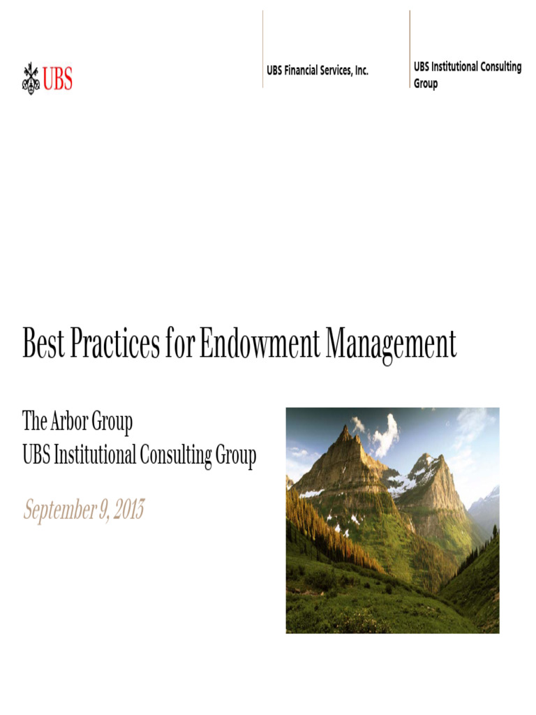 Best-Practices-for-Endowment-Management | PDF | Asset Allocation | Financial Risk