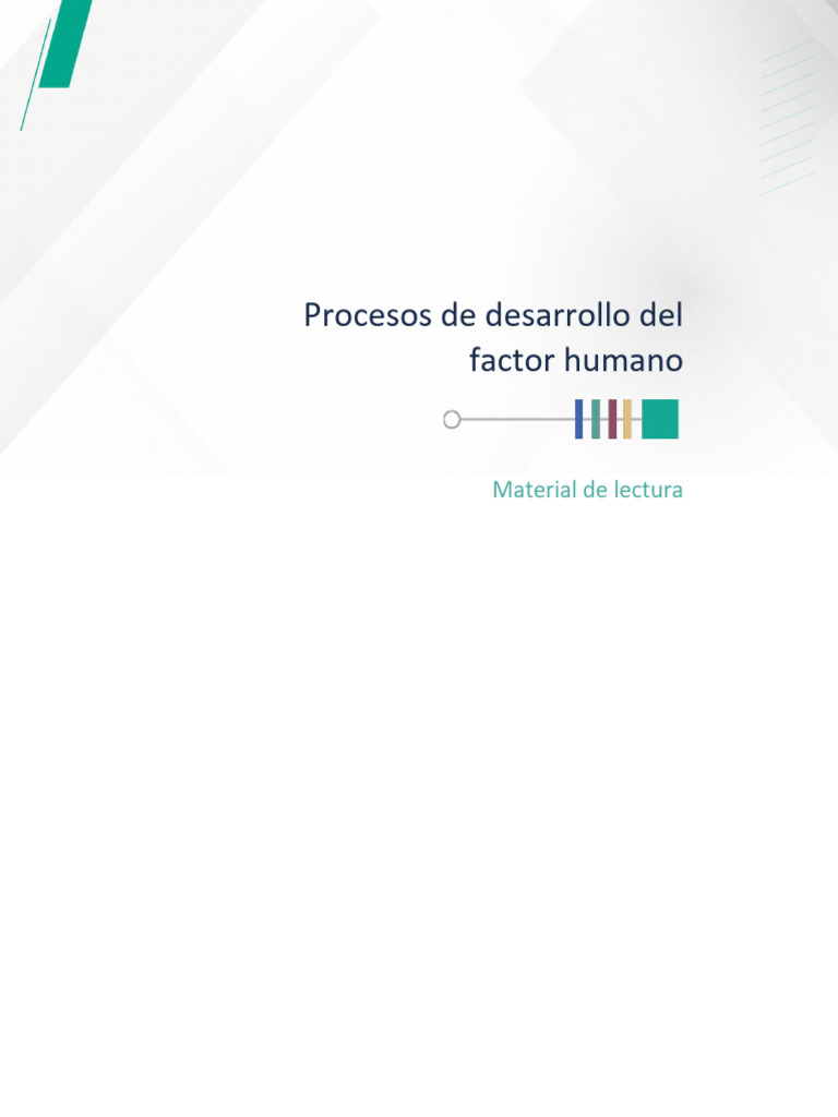 EMPR00002 - T5 - L5 Procesos de Desarrollo Del Factor Humano | PDF | Aprendizaje | Business