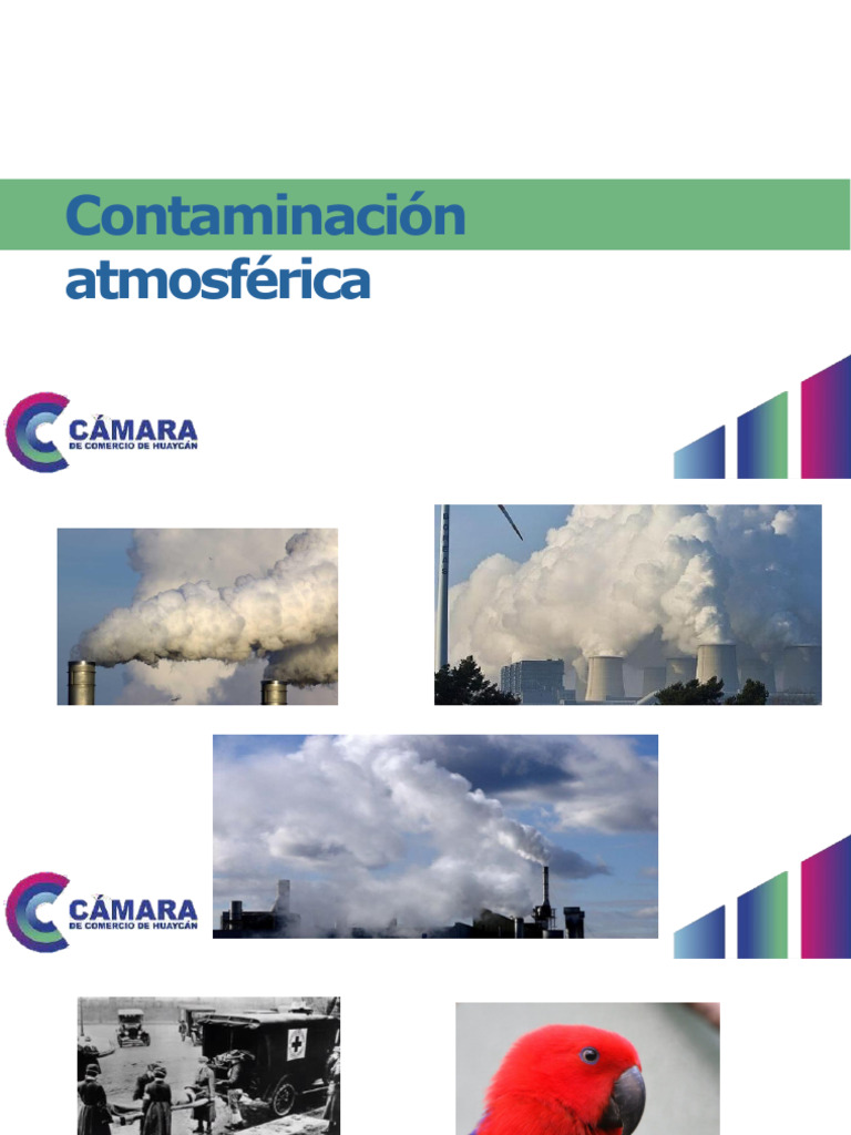 DIAPOSITIVAS Contaminacion Atmosferica | PDF