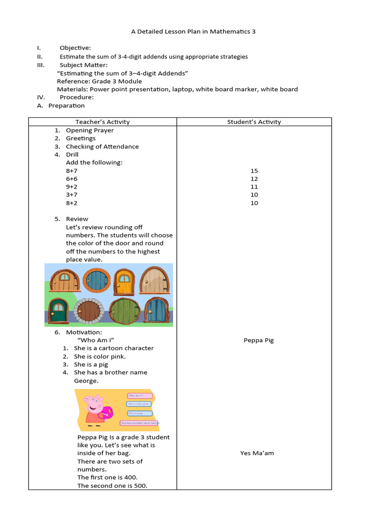 Ranking Lesson Plan | PDF