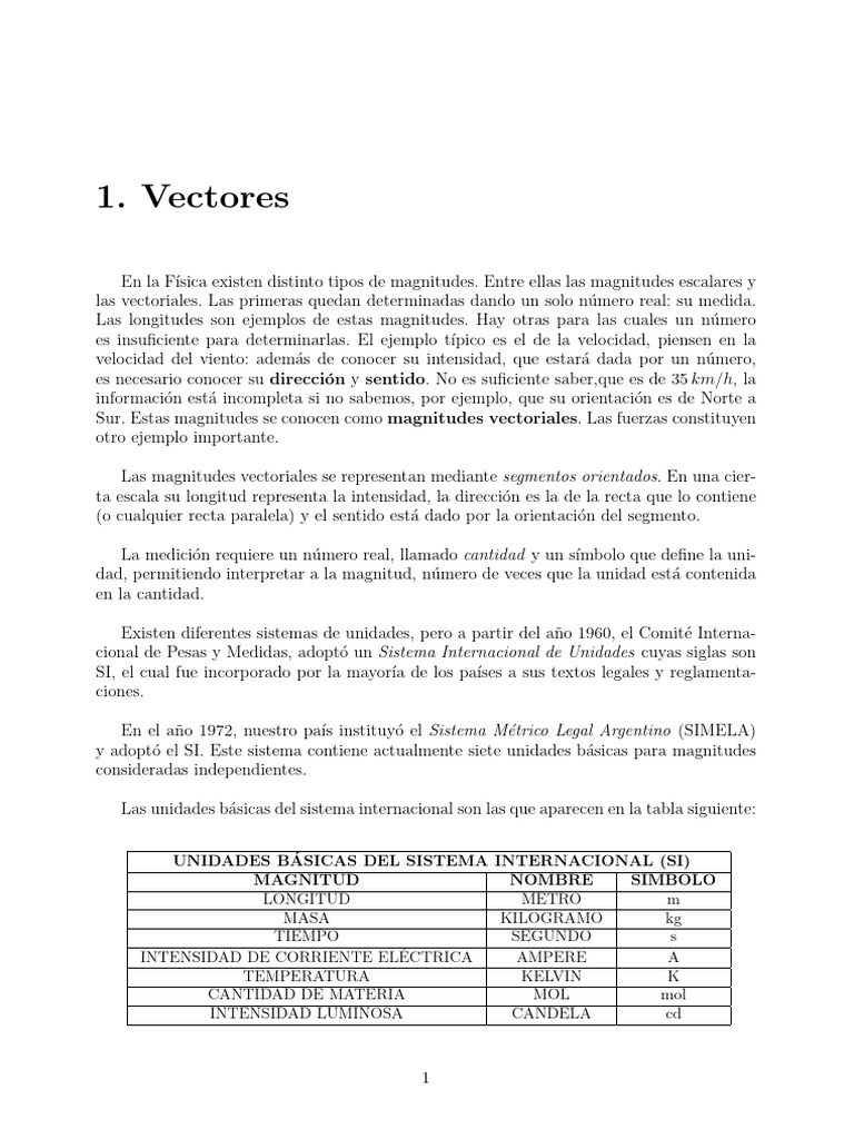Vectores | PDF | Vector Euclidiano | Fuerza