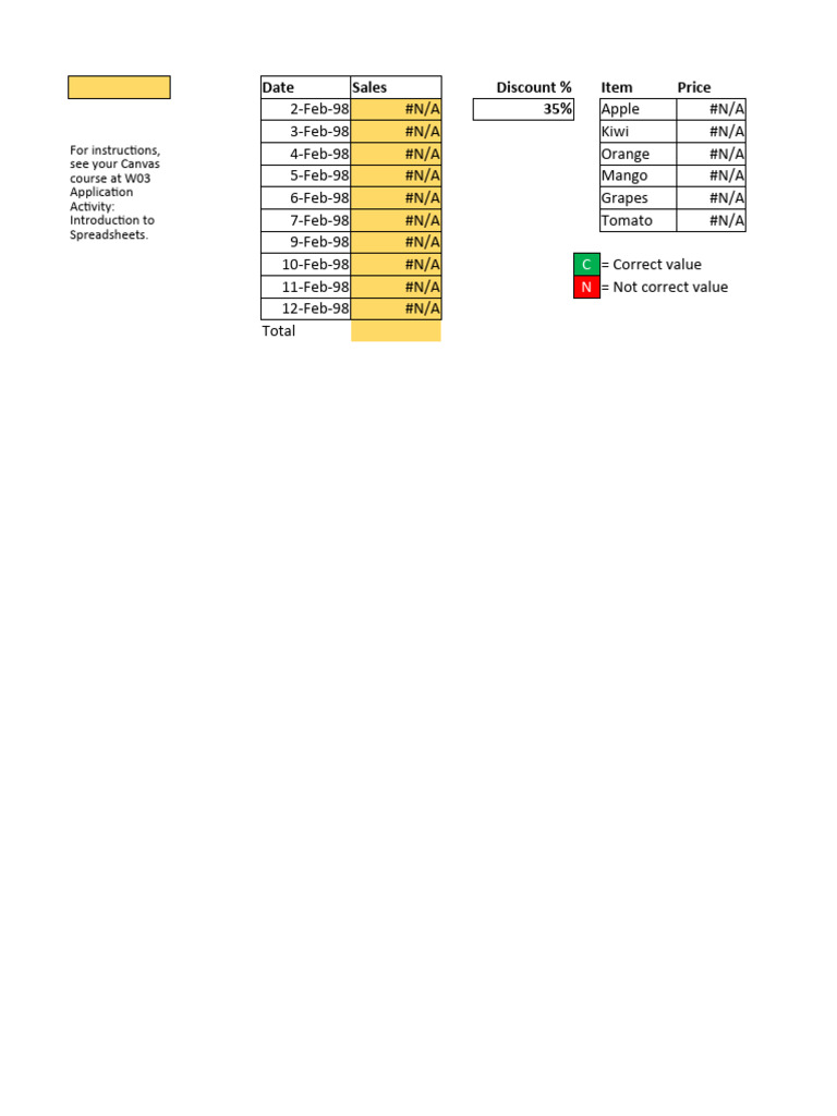 Introduction To Spreadsheets Pdf