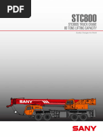STC800 Sany | PDF | Crane (Machine) | Manufactured Goods