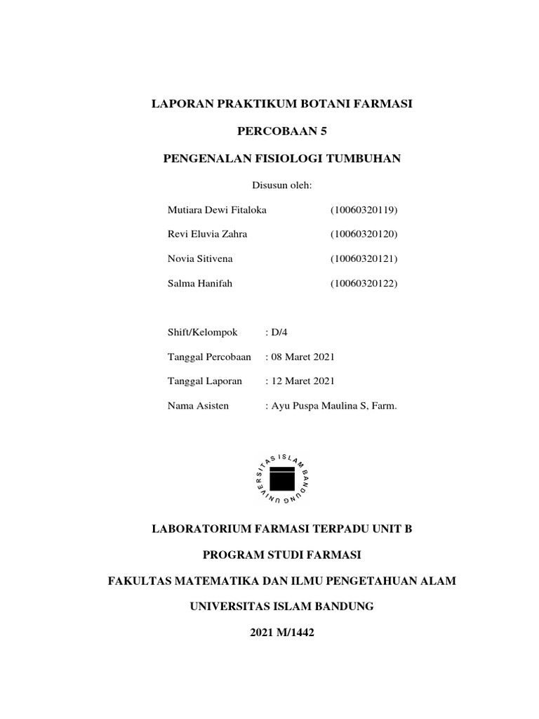 Laporan Praktikum 5 - D4 | PDF