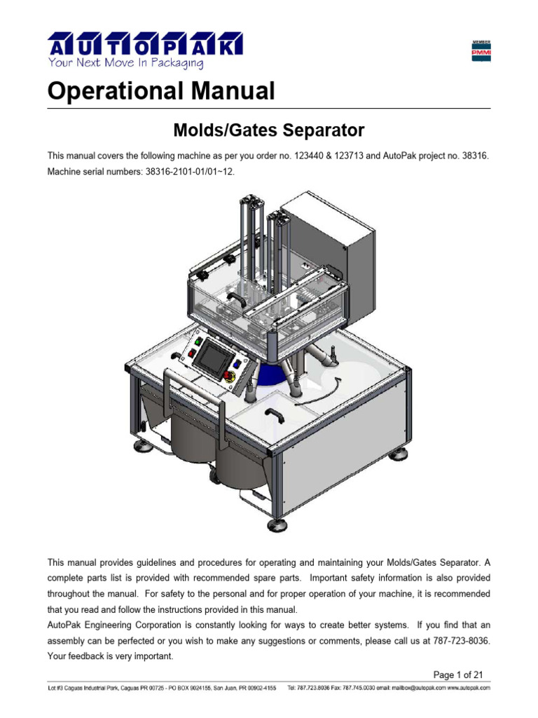 38316-JD-Operational Manual-V1 | PDF | Programmable Logic Controller | Actuator