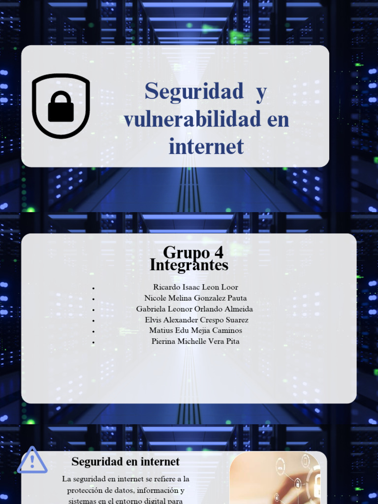 Seguridad y Vulnerabilidad en Internet | PDF | Seguridad | La seguridad ...