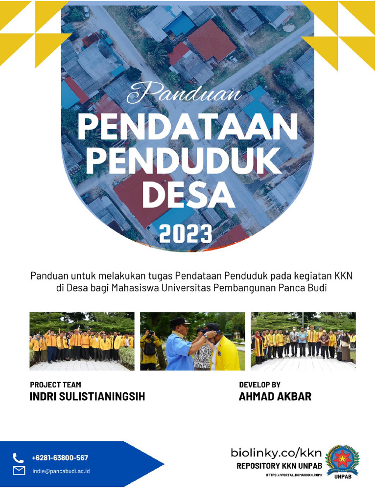 Panduan Portal KKN - Input Data Penduduk Desa | PDF
