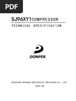 Technical Data Sheet GP16TE 115V 60Hz 1 R134a: Compressor Model Voltage ...