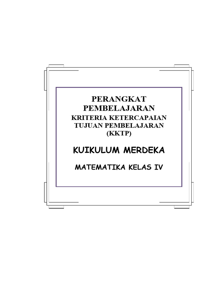 KKTP MTK KLS 4 | PDF