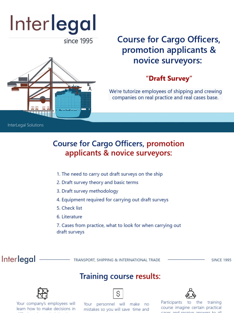 Draft Survey | PDF | Surveying | Business