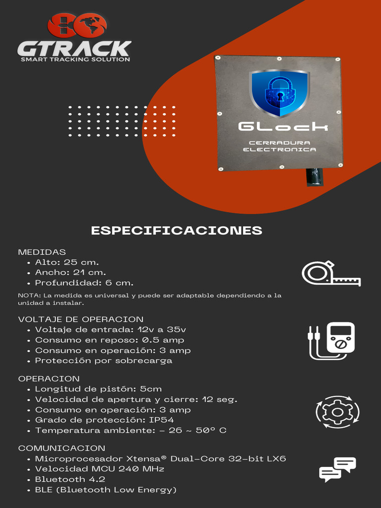 Especificaciones Tecnicas Glock | PDF