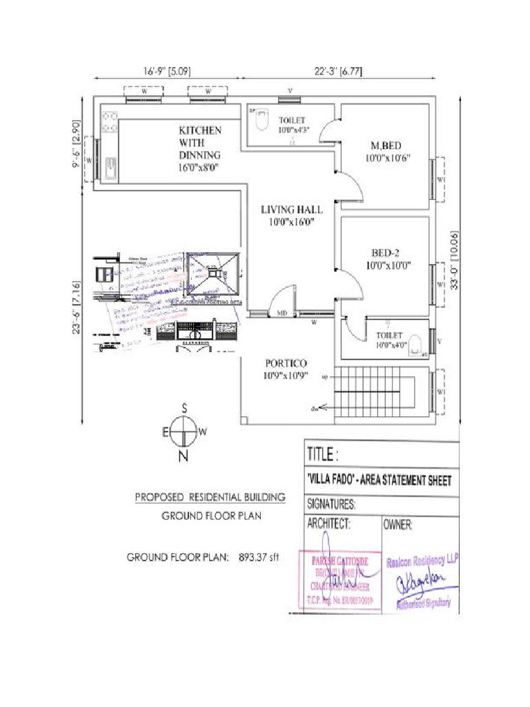 Approved Building Plan | PDF