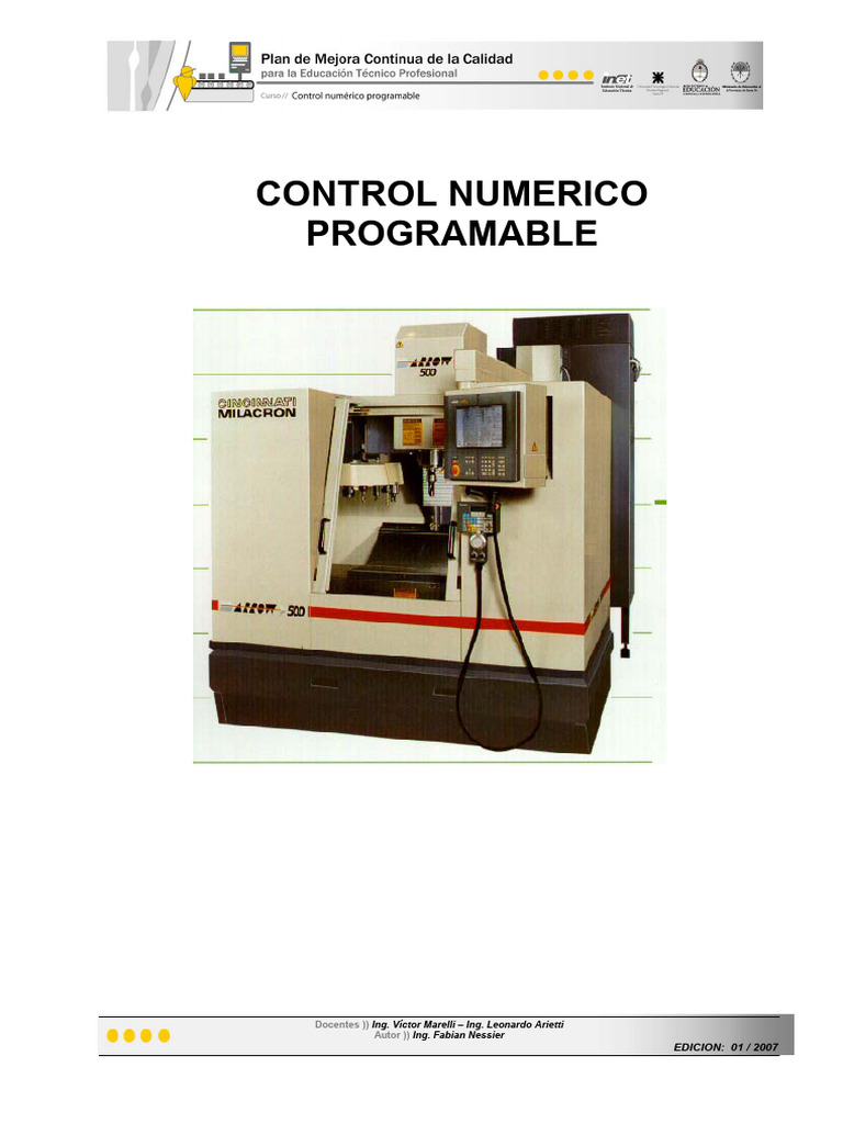 CNC Manual | PDF | Control numerico | Rotación