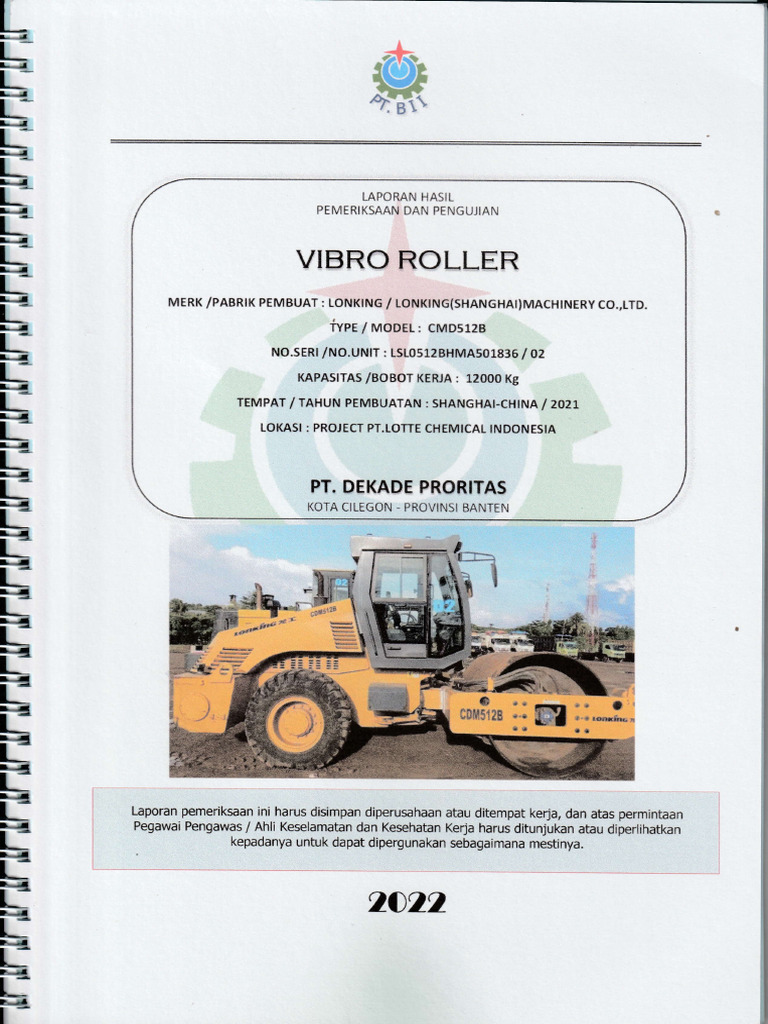 Vibro Roller Type (CMD512B) | PDF