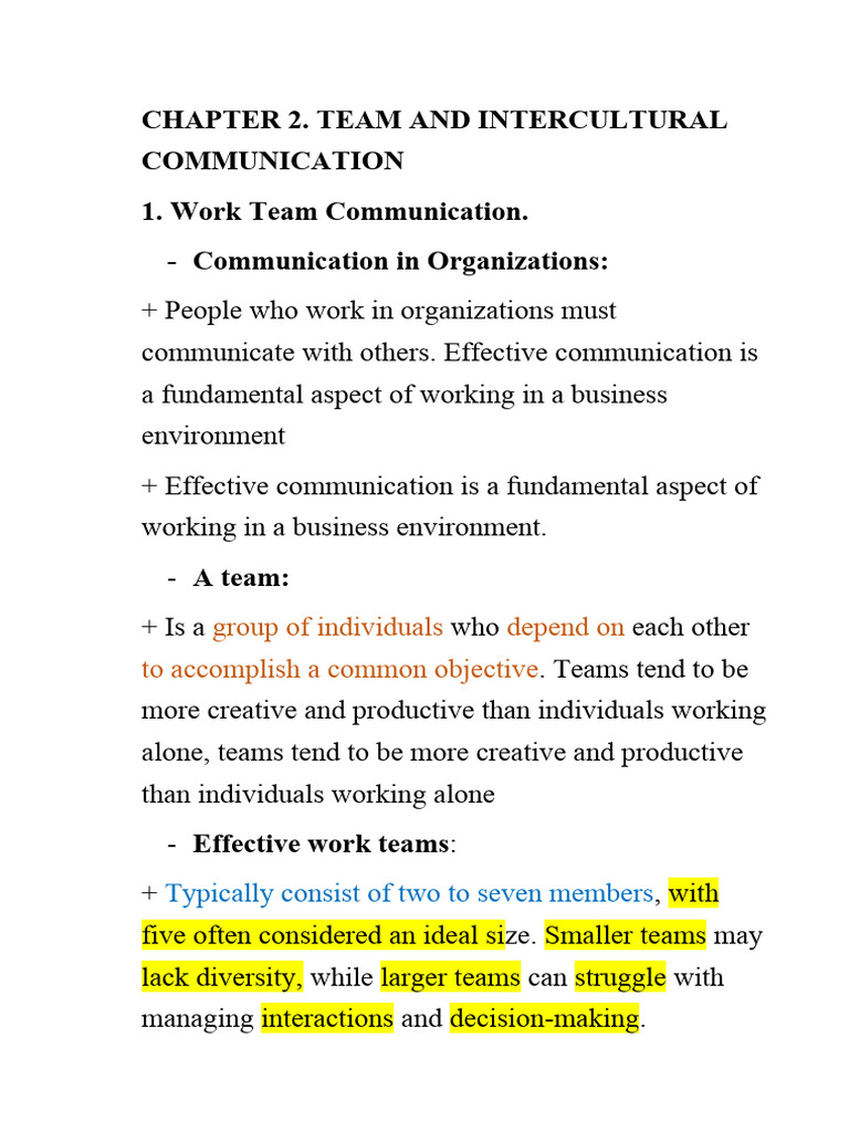 Chapter 2 | PDF | Communication | Consensus Decision Making