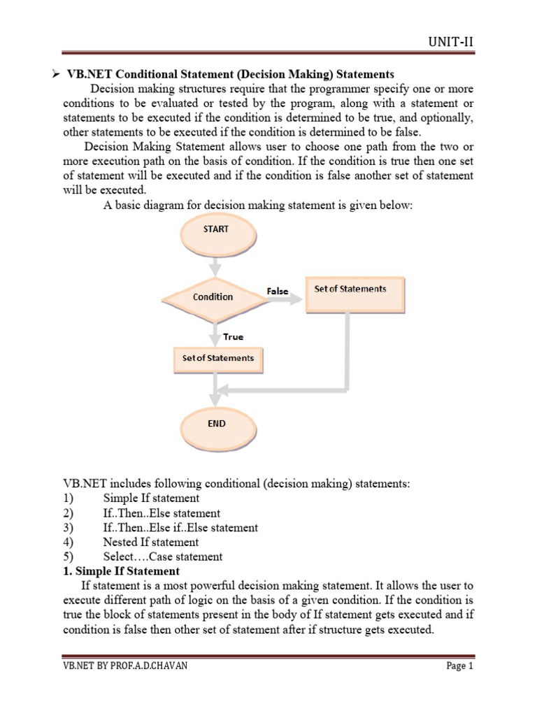 Unit Ii | PDF | Control Flow | Computer Programming
