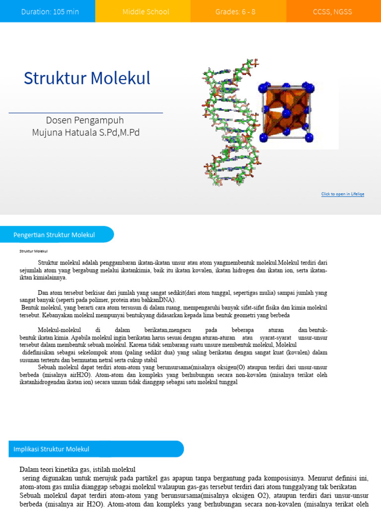 Struktur Molekul | PDF