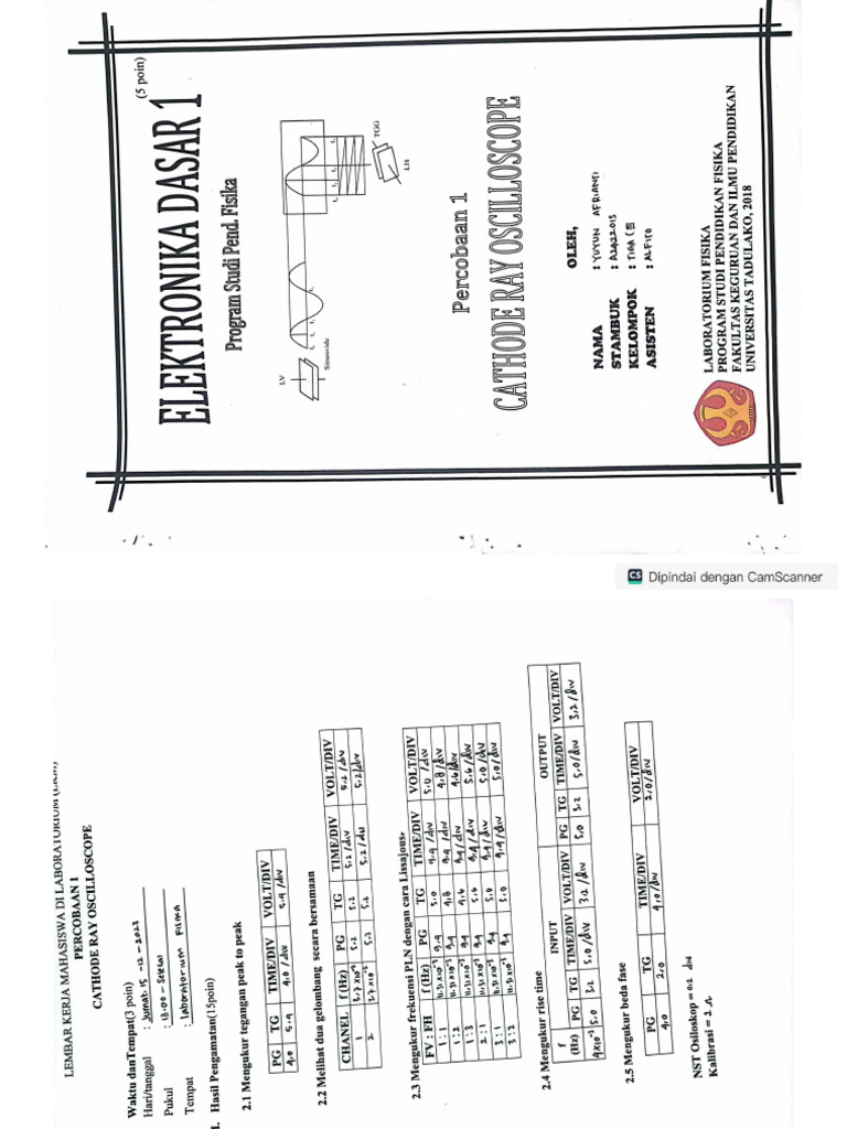 LKM - Yuyun Afrianti - Osiloskop | PDF