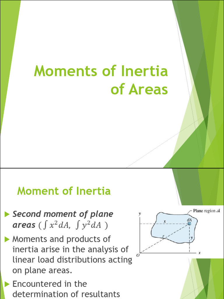 Moments of Inertia of Areas | PDF | Classical Geometry | Quantity
