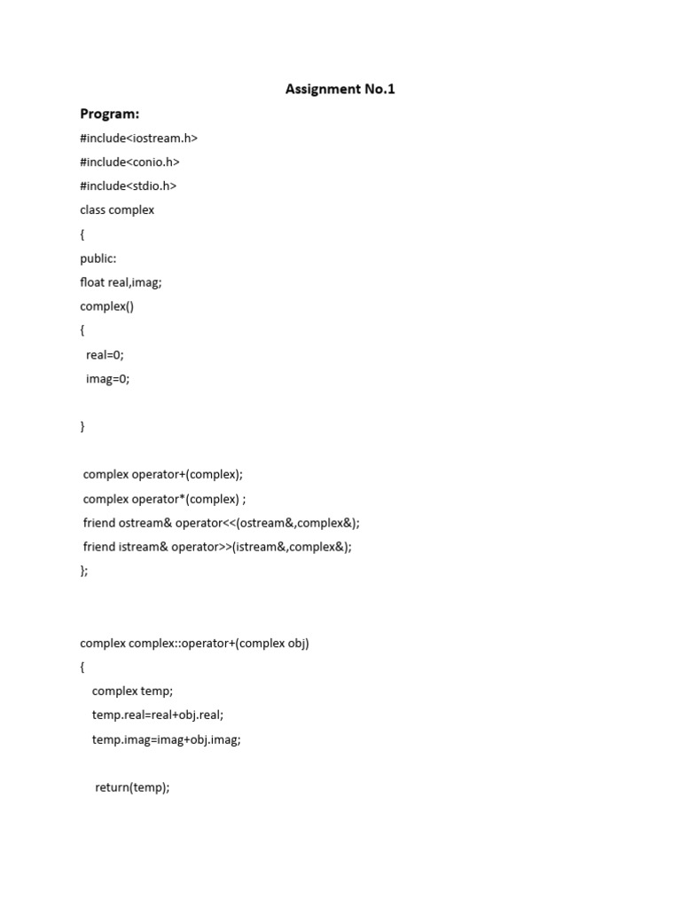 OOP Assignment IP and OP | PDF | Namespace | Computer Science
