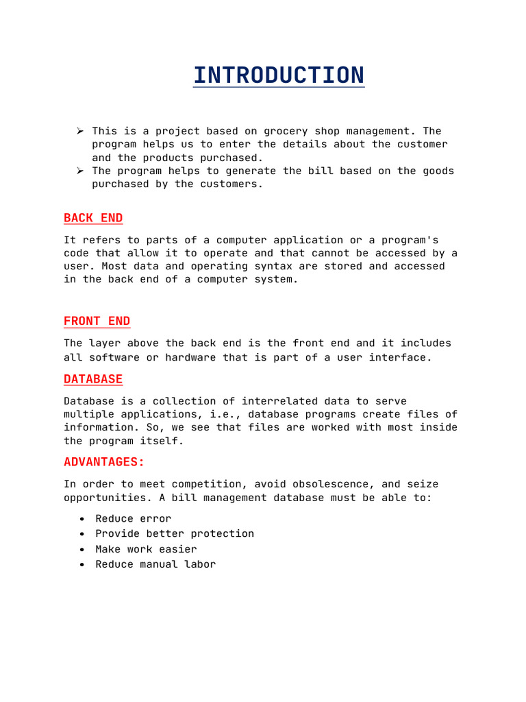 CS Project | PDF | Databases | Computer Program