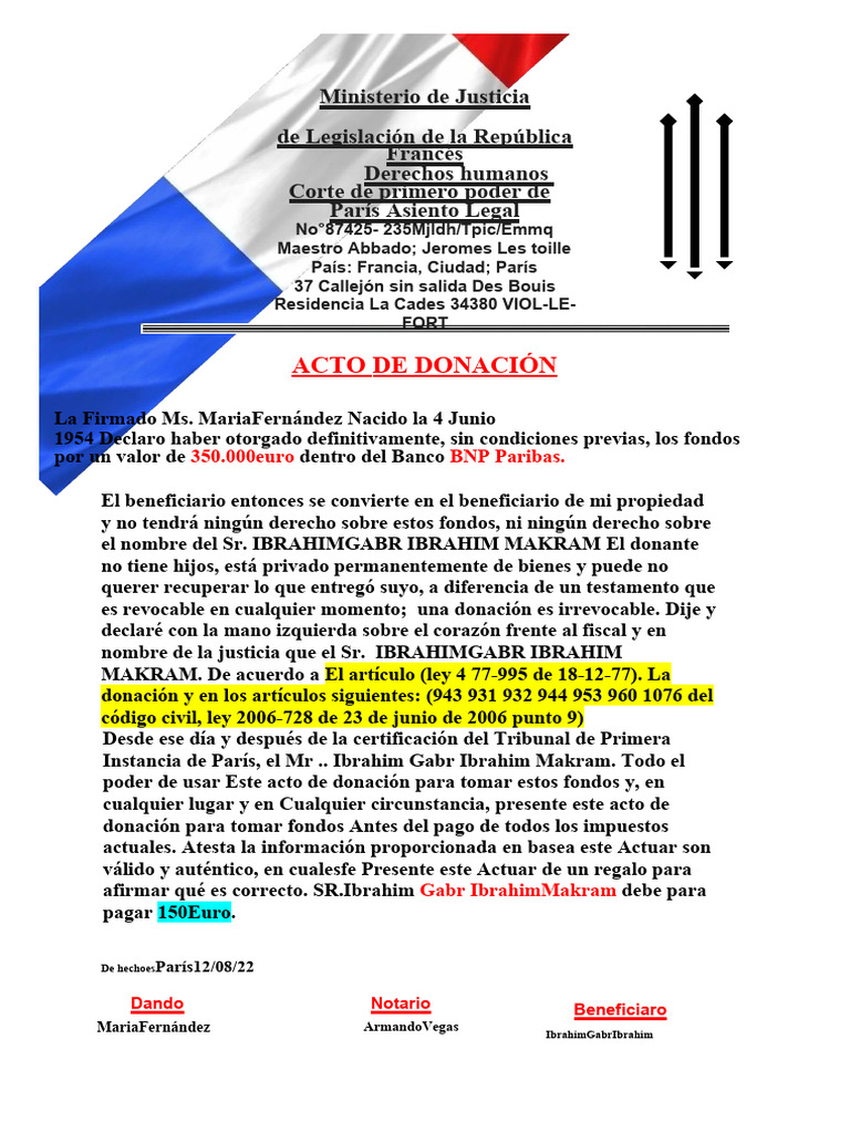 IBRAHIM GABR IBRAHIM MAKRAM (1) (1) - Traduit | PDF | Donación | Gobierno