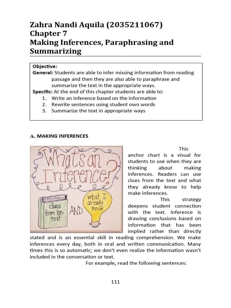 Chapter 7 MAKING INFERENCES | PDF | Dolphin | Pesticide