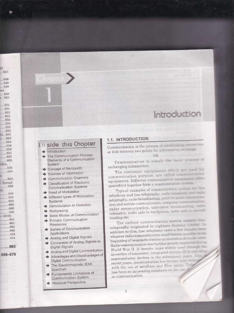 Chapter 1 Digital Communication - Compressed | PDF | Radio | Modulation