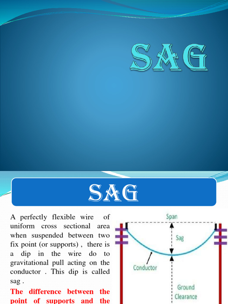 Sag | PDF | Electrical Conductor | Physical Sciences