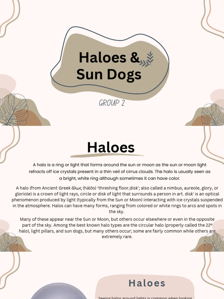 Halo | PDF | Optics | Earth Phenomena