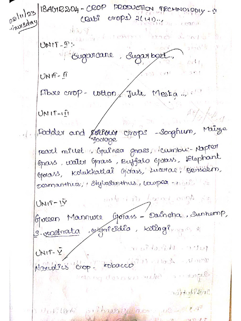 Agr 204 Theory | PDF