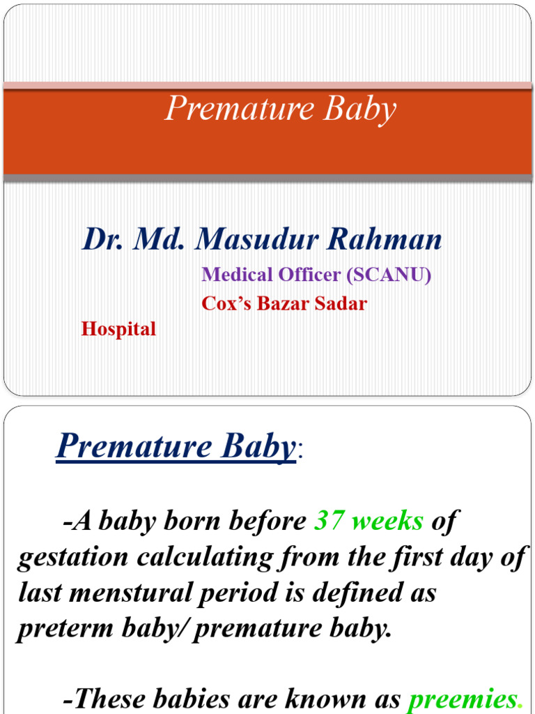 Prematurity | PDF | Preterm Birth | Human Reproduction