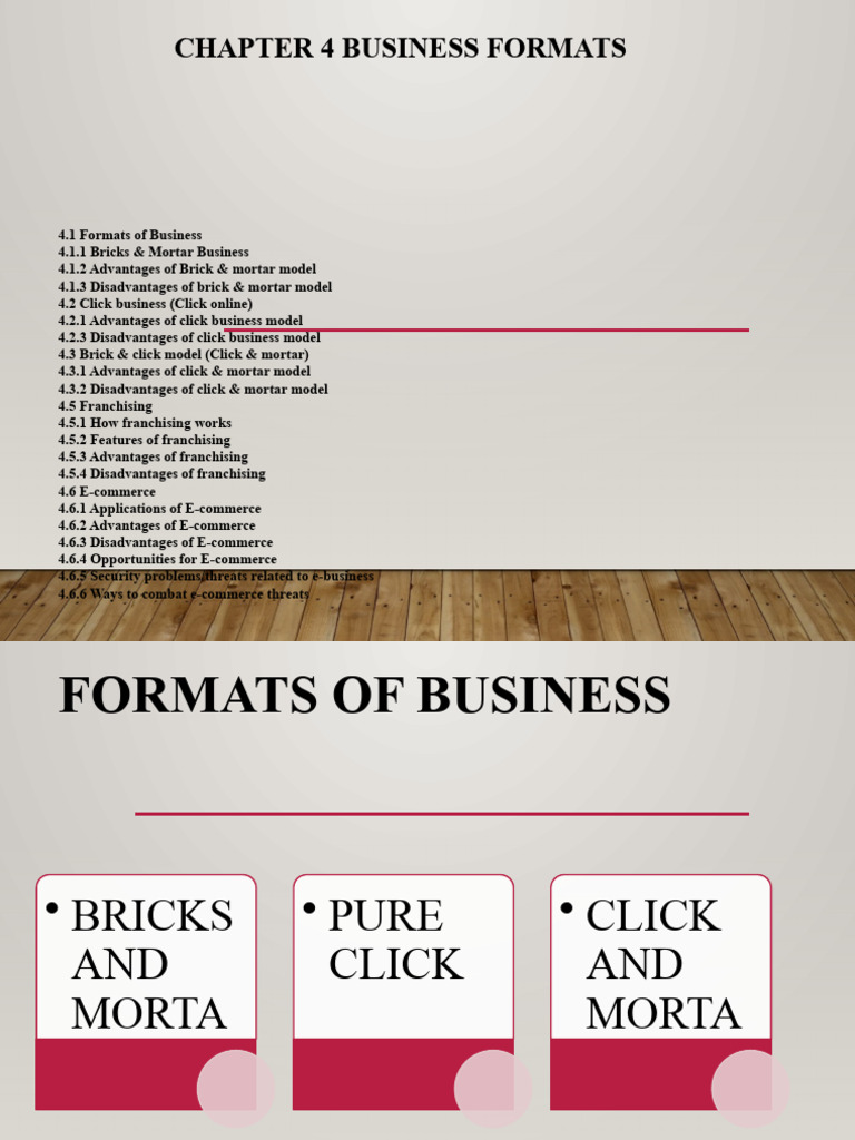 Chapter 4 (BOM) | PDF | Franchising | E Commerce