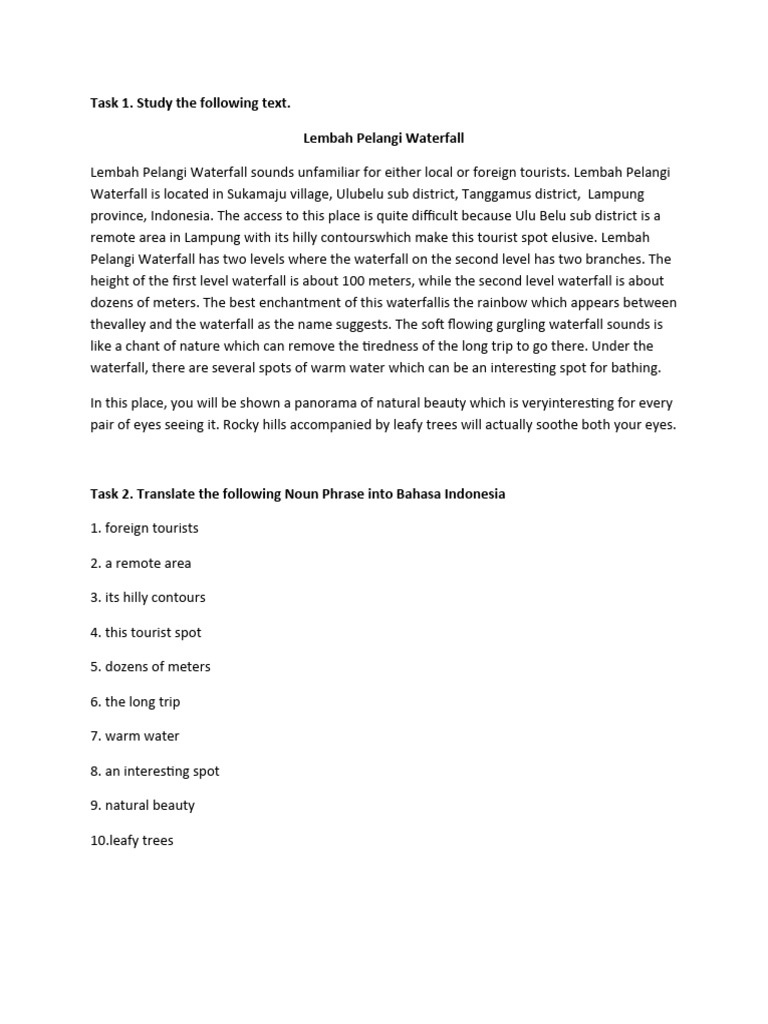 Soal Descriptive Text Pdf Rose Bali